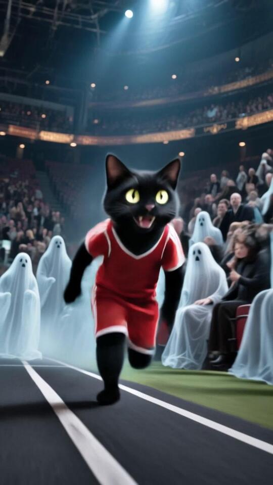 AI-generated. The Speedster’s Justice: When an Orange Cat Became the ...