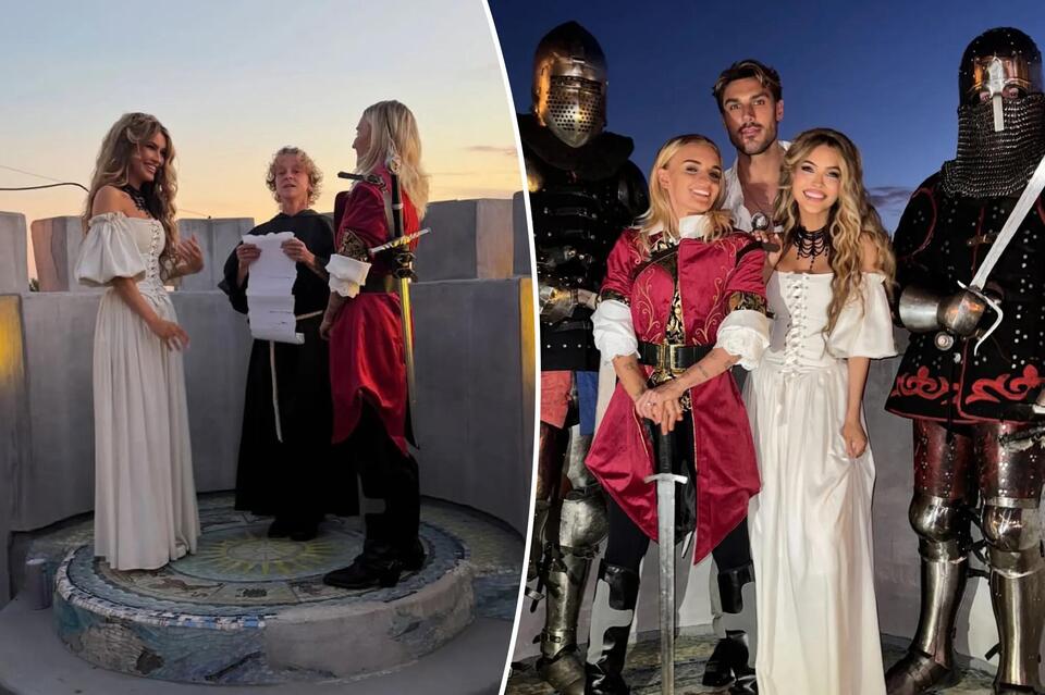 Chrishell Stause marries G Flip for a third time in medieval-themed ...