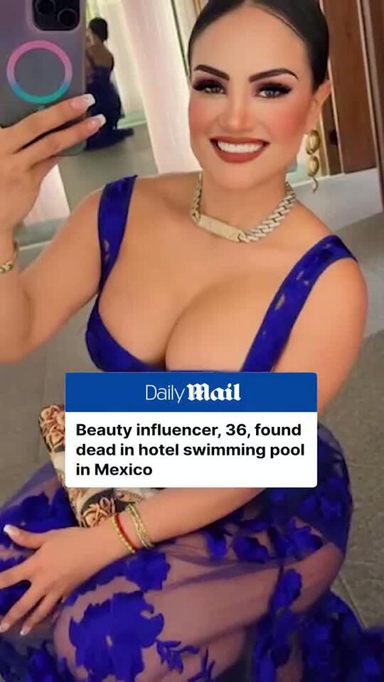 A 'carnival queen' influencer has been found dead at the bottom of a hotel swimming pool just ...