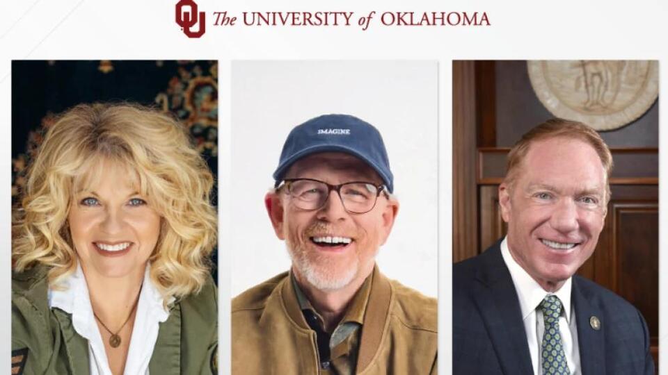 Ron Howard, Sherri Coale, and Bill G. Lance Jr. receive honorary OU ...
