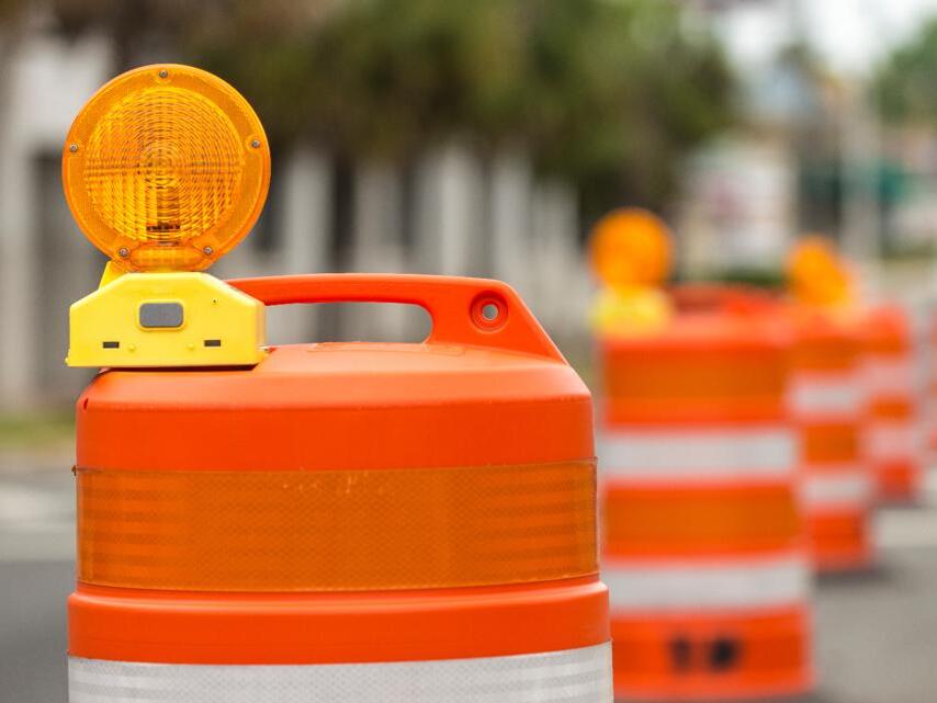 State Route 27 near Rockford reduced to one lane due to sinkhole