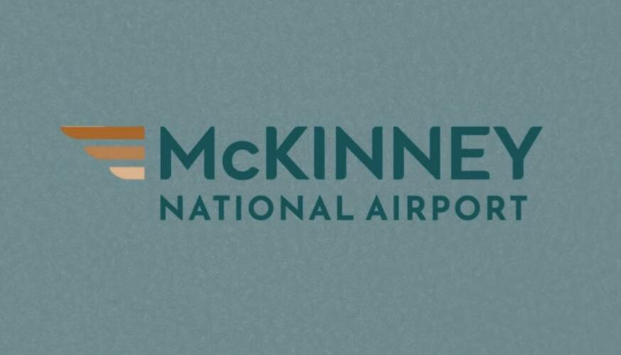 McKinney National Airport Unveils New Logo As Commercial Service ...
