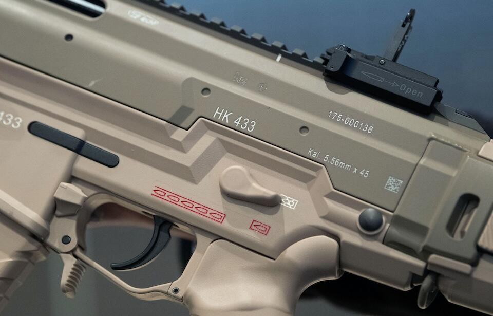 The HK433 rifle from Heckler & Koch is changing the future of military weaponry with its ...