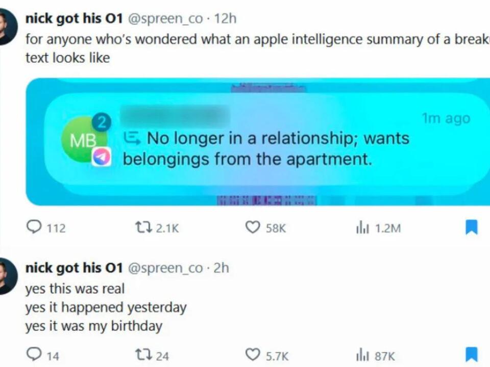 Software Developer Calls New Apple AI Feature 'Dystopian' After It ...