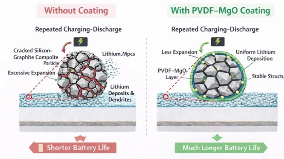 A simple coating that makes high-energy Li-ion batteries last longer ...
