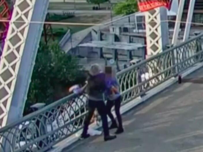 Jon Bon Jovi saves woman from jumping off edge of a pedestrian bridge