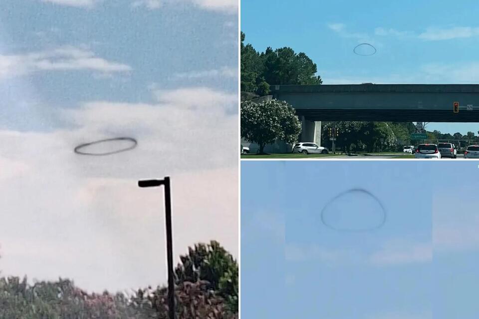 ‘Crazy’ mysterious black ring appears in the sky above Virginia: ‘What ...