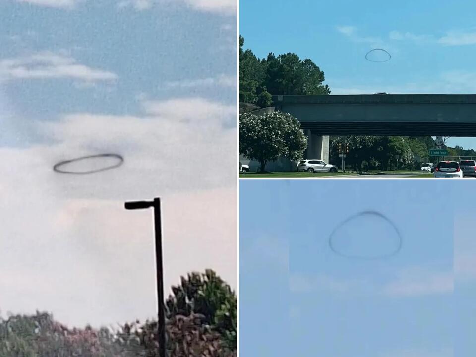 ‘Crazy’ mysterious black ring appears in the sky above Virginia: ‘What ...