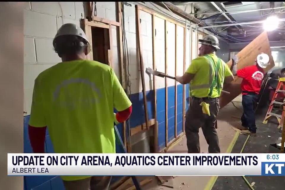 Albert Lea shares update on City Arena, Aquatic Center construction ...