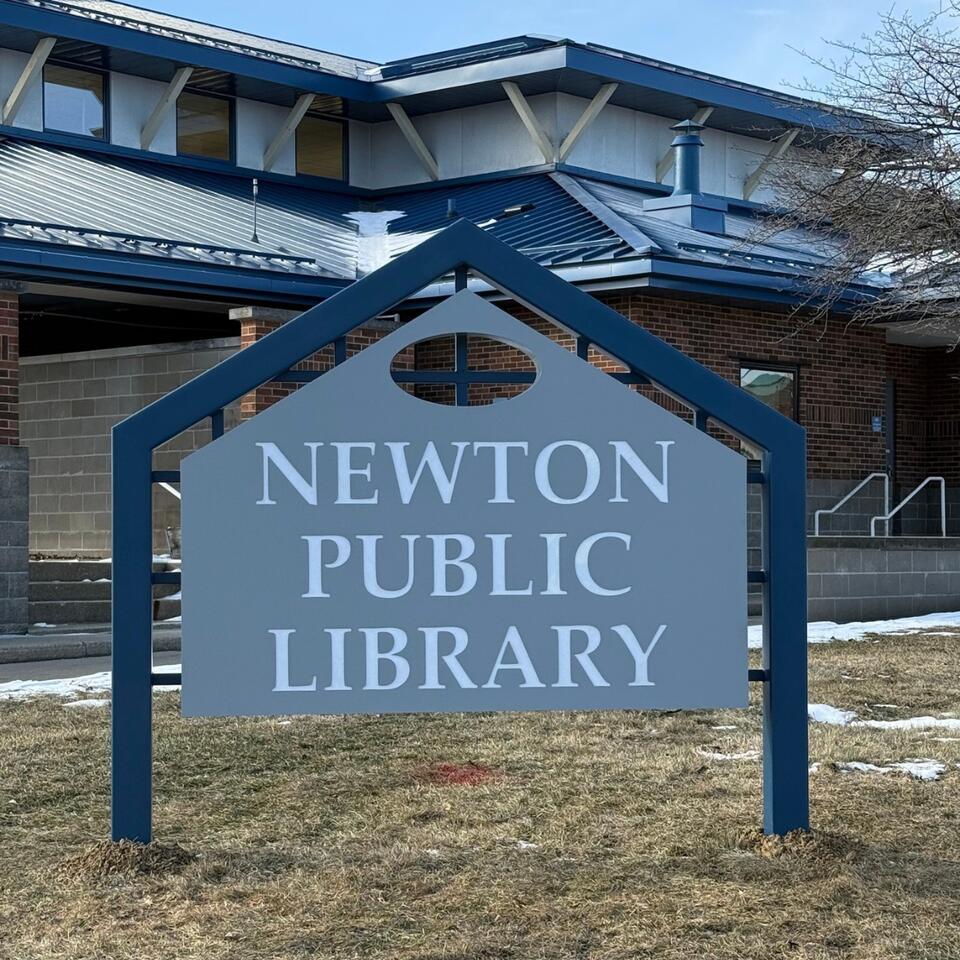 New Illuminated Sign Installed at Newton Public Library - NewsBreak