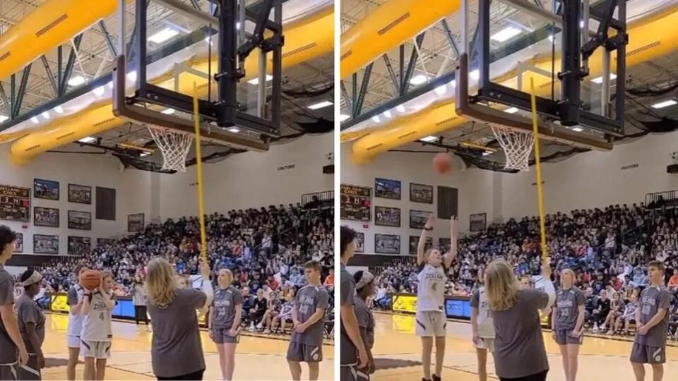 You Could Hear A Pin Drop: Basketball Crowd Goes Completely Silent For ...