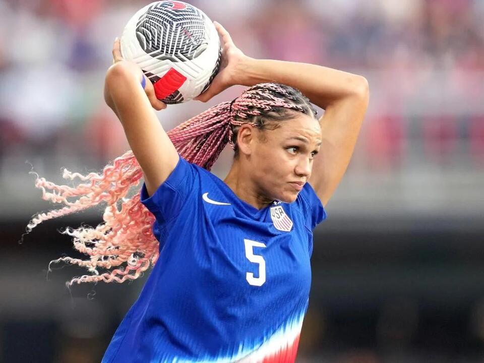 Is USWNT's Trinity Rodman at the 2024 Paris Olympics the daughter of ...