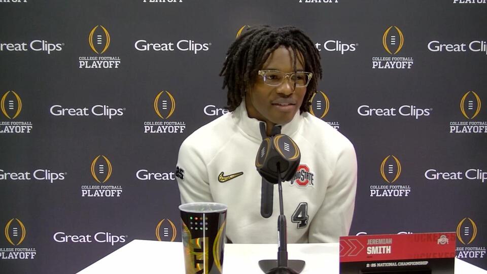 Jeremiah Smith | Ohio State Media Day at CFP National Championship in ...
