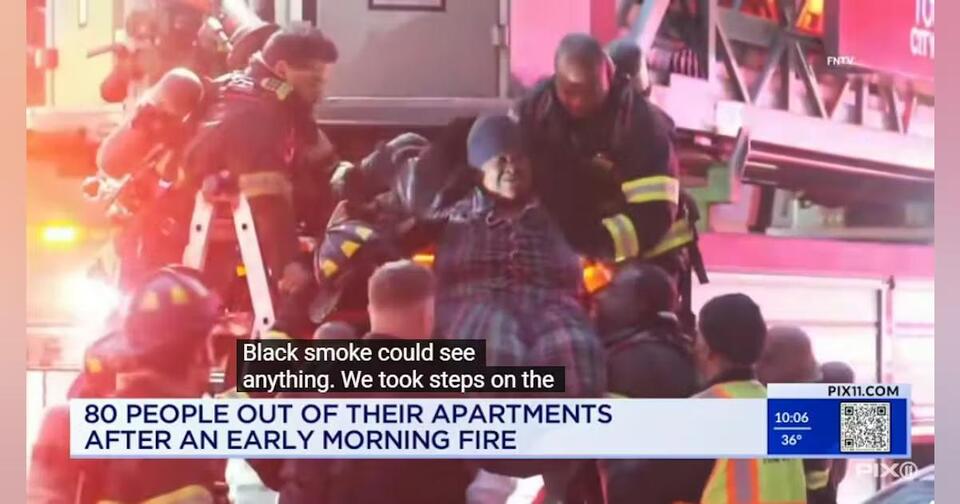 Residents Rescued from Building by East Orange, NJ, Firefighters ...