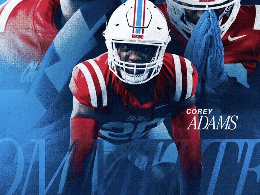 Three-star DL Corey Adams Jr. latest to commit to Ole Miss’ 2025 class