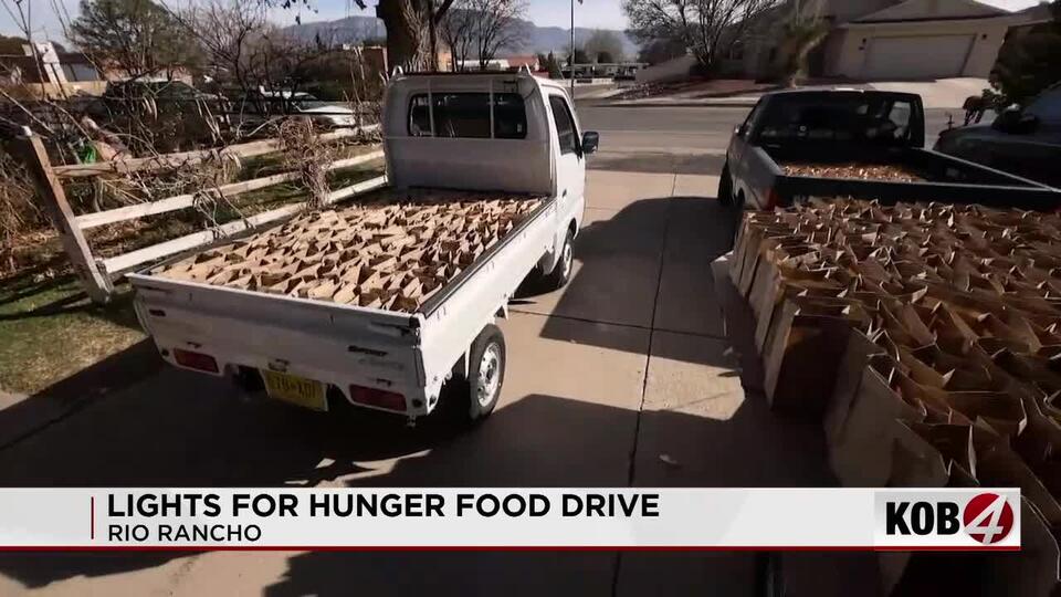 Rio Rancho holiday light display supports local food drive for families ...