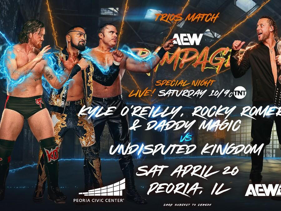 Kyle O'Reilly, Rocky Romero, And Matt Menard vs. Undisputed Kingdom ...