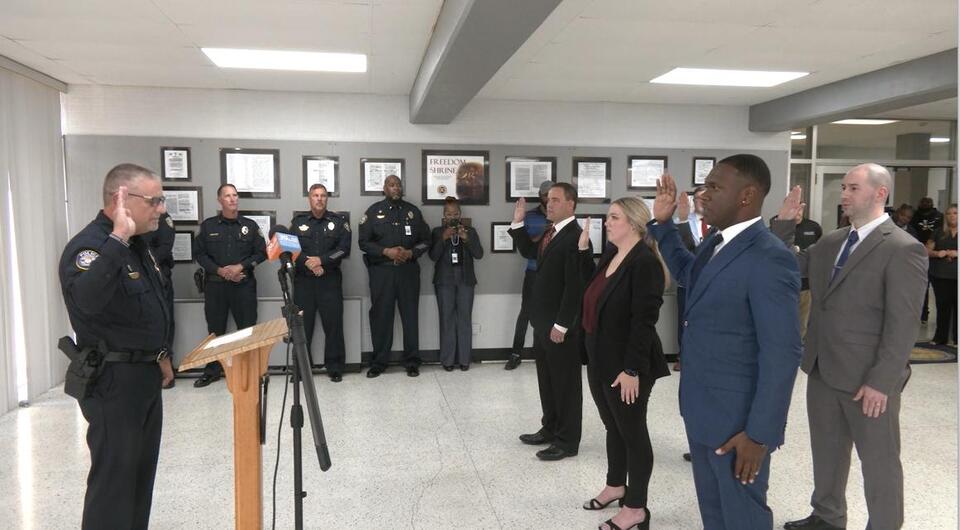 Five new officers sworn in at Jackson Police Department Monday - NewsBreak