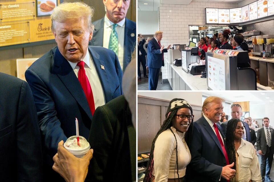 Trump orders ‘30 milkshakes’ for customers at Atlanta Chick-fil-A: ‘And ...
