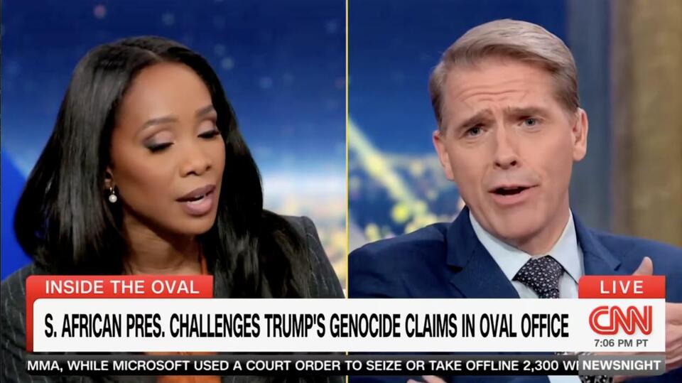 CNN’s MAGA Panelist Panics When Confronted Over Trump’s ‘Genocide’ Talk - NewsBreak