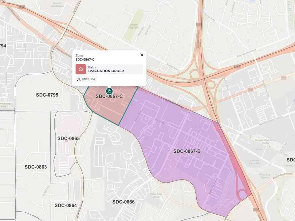 Evacuation orders lifted in Escondido after lithium-ion battery fire at ...
