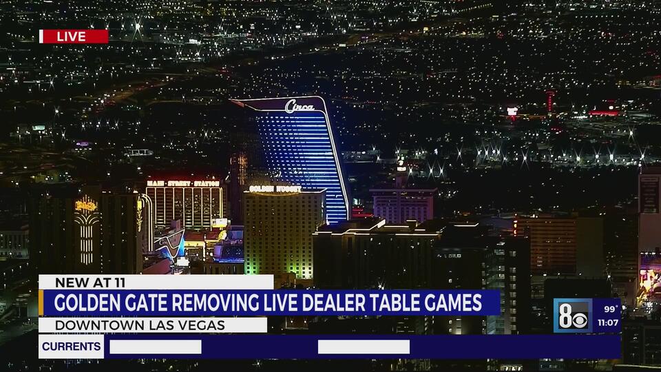 Downtown Las Vegas casino removing live dealer table games - NewsBreak
