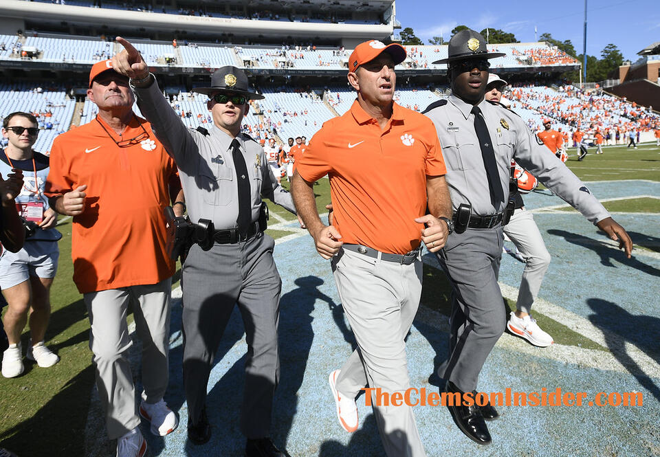 Swinney on Why Clemson Held Starting RG vs. UNC - NewsBreak