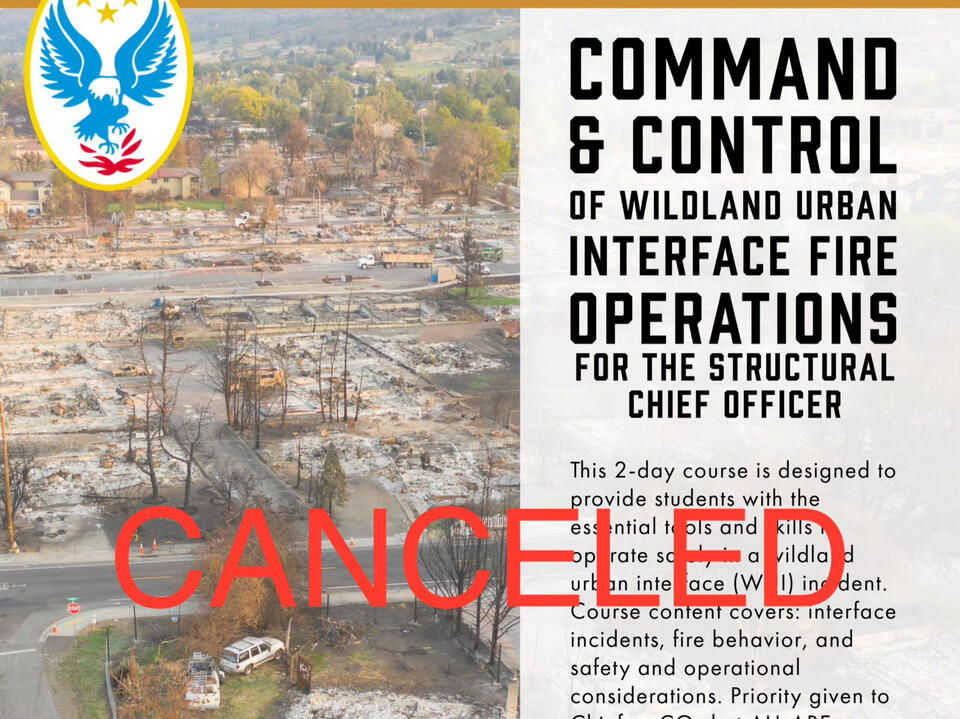 National Fire Academy Stops All In-Person Classes for Budget Review ...