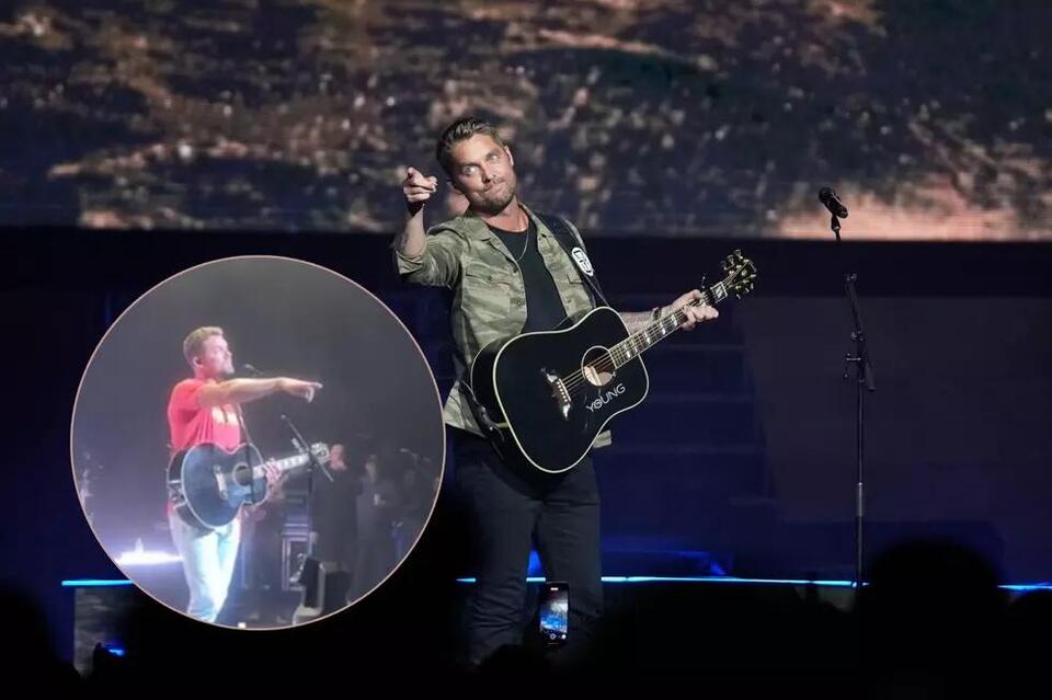 Brett Young Walks Offstage After Multiple Fights Break Out [Watch ...