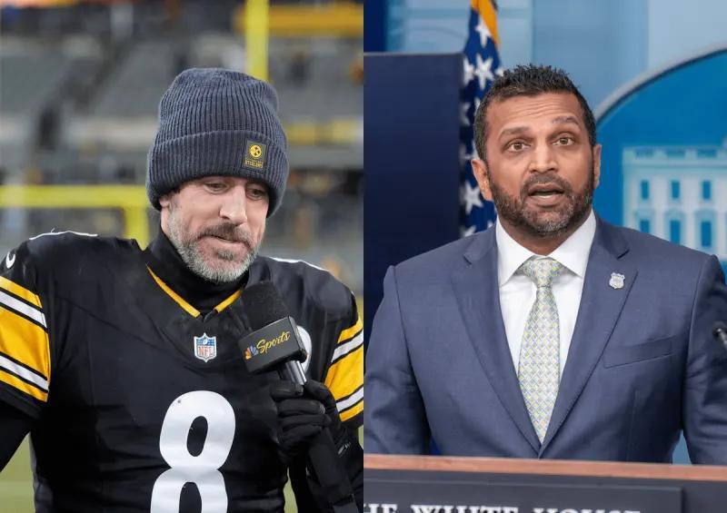 Aaron Rodgers Bashes FBI Director Kash Patel for Antics Inside Team USA ...