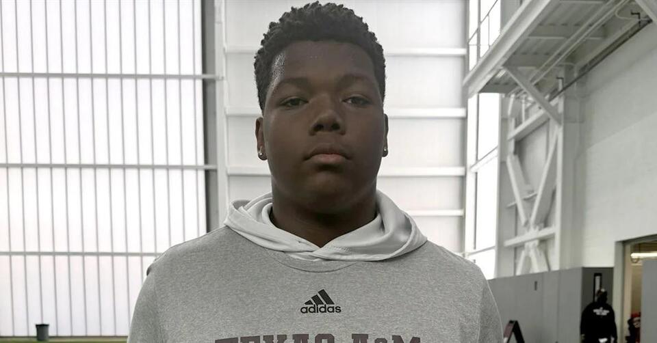 National top-100 OT Jai'Storm Knight shares impressions of Texas A&M ...