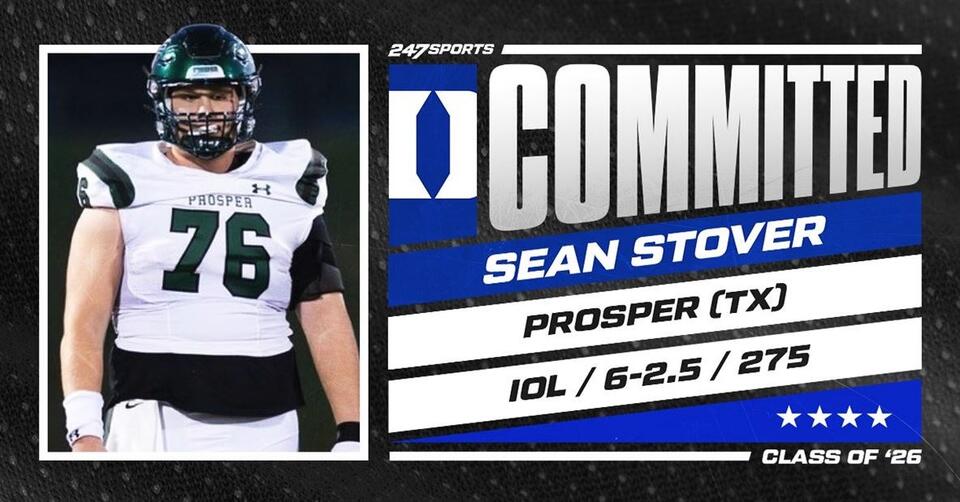 Duke adds physical Top247 OL Sean Stover to 2026 class - NewsBreak