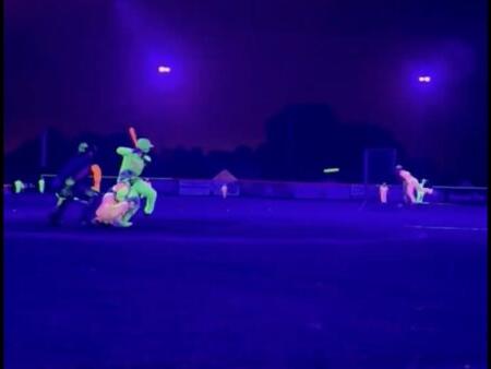 First ever cosmic baseball game was unbelievably awesome