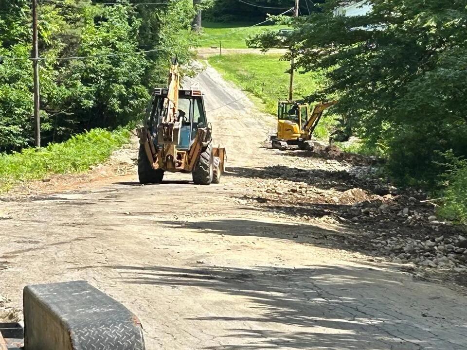 Franklin County road closed indefinitely due to washout