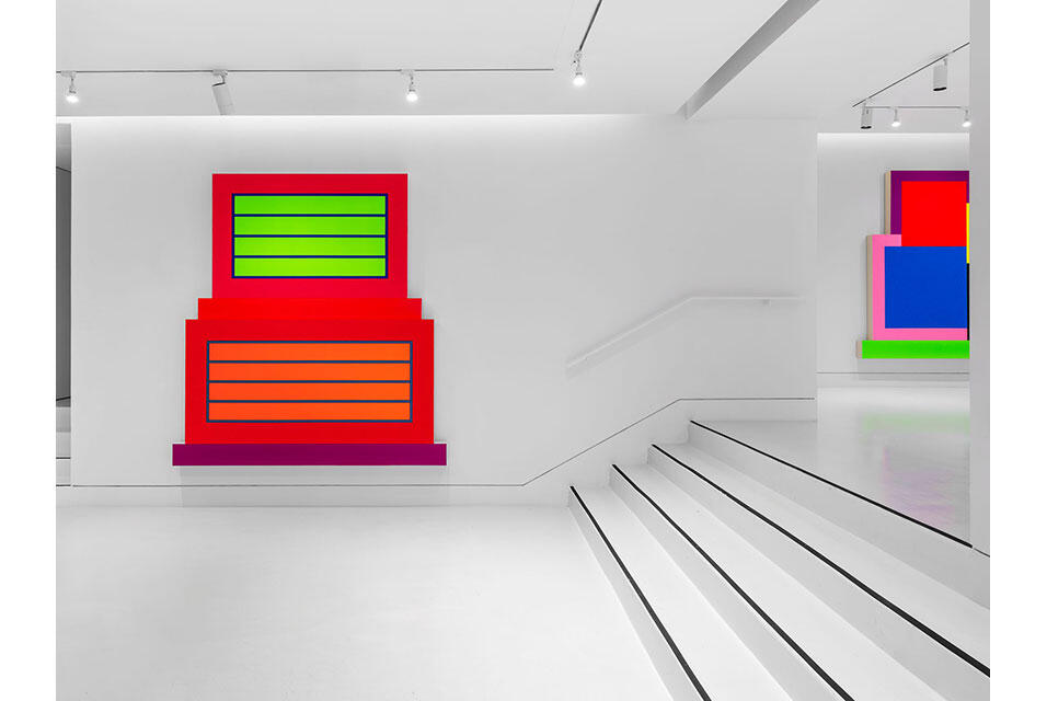 Peter Halley's 'Recent Paintings' bring vibrant energy to Almine Rech ...