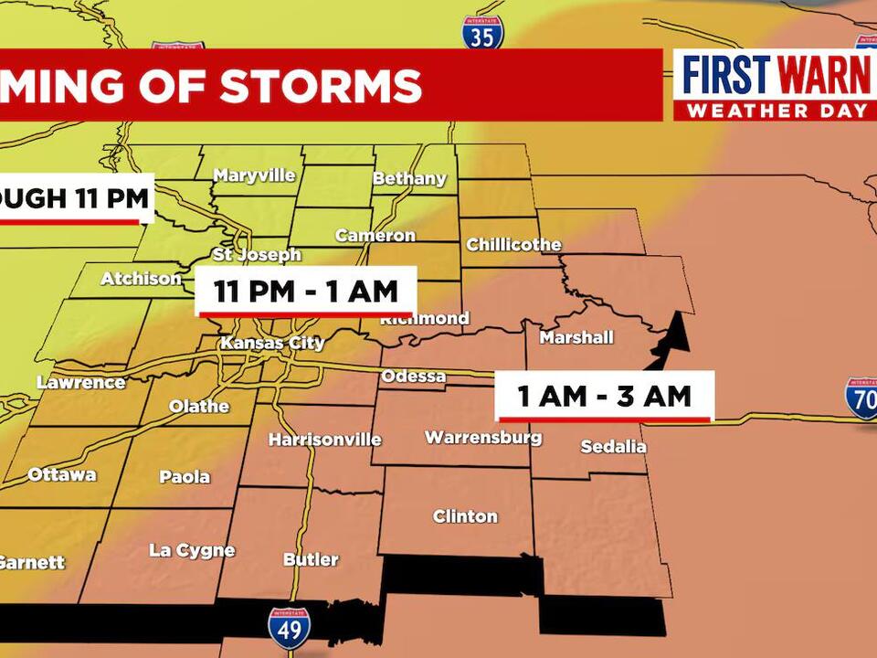 FIRST WARN WEATHER DAY: Storms strengthen tonight through Saturday ...