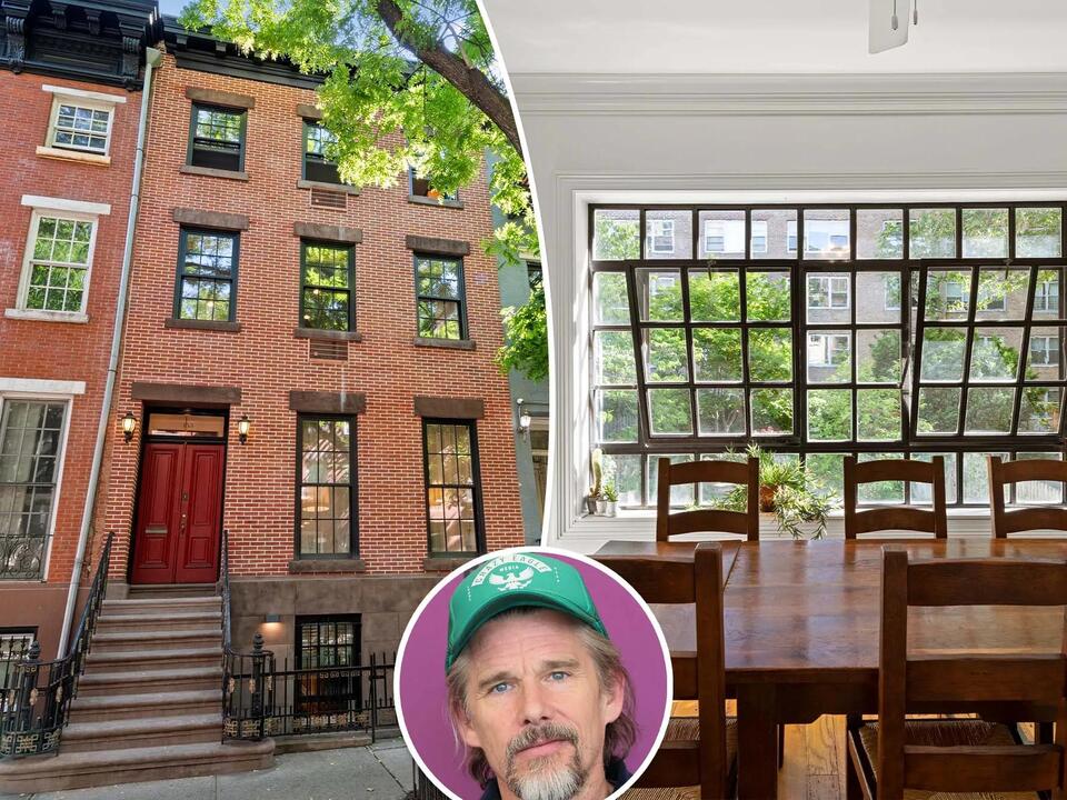 Ethan Hawke’s former NYC townhouse sells for $6.3M following a bidding war
