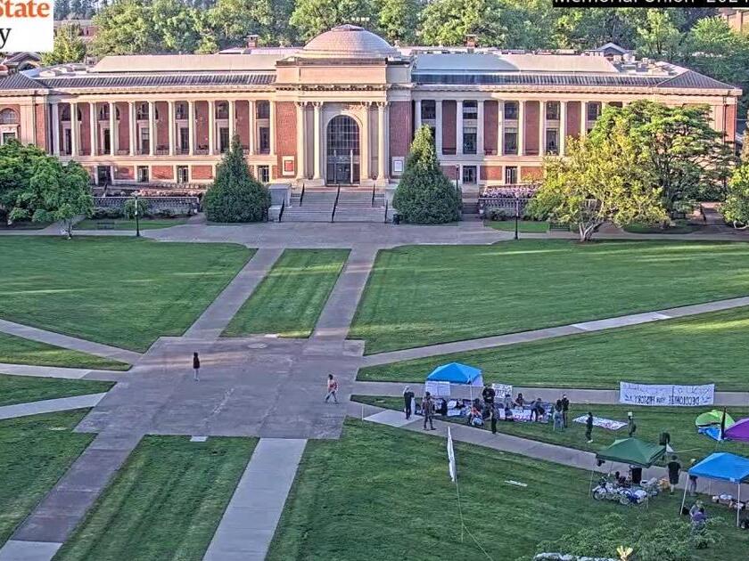 Timelapse: Pro-Palestinian Encampment on OSU Campus