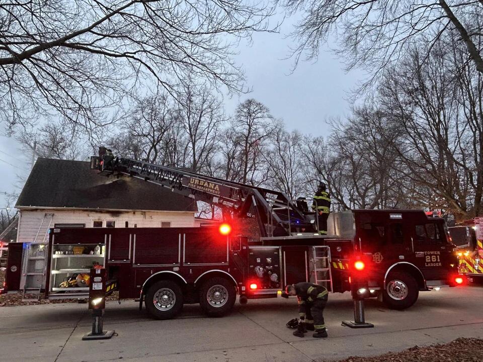Urbana Fire Department extinguishes fire in vacant house - NewsBreak