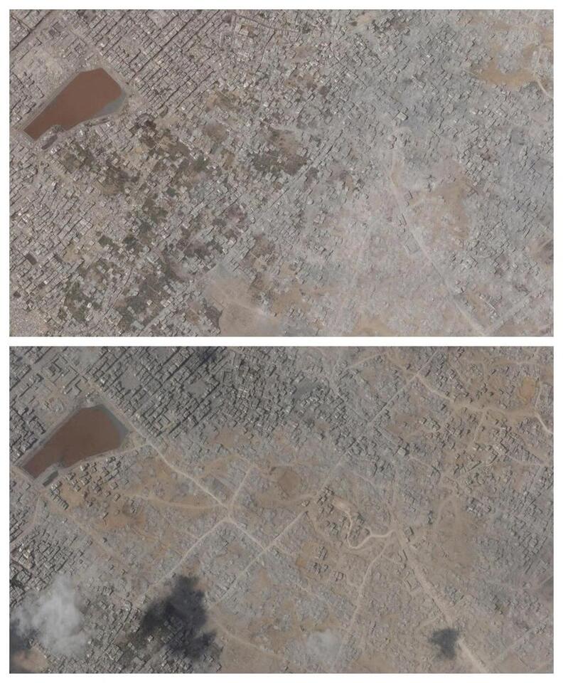 Satellite images show Gaza City neighborhoods leveled: 'Pace ...