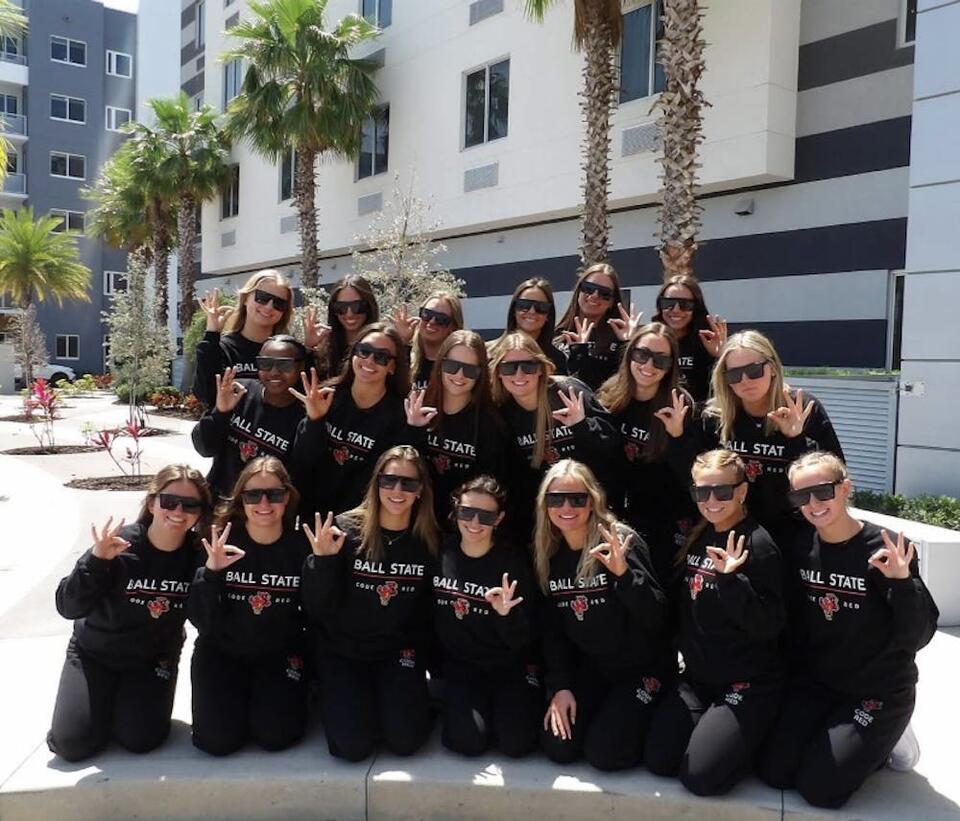 Ball State Code Red Dancers arrive in Daytona ready to take the stage ...