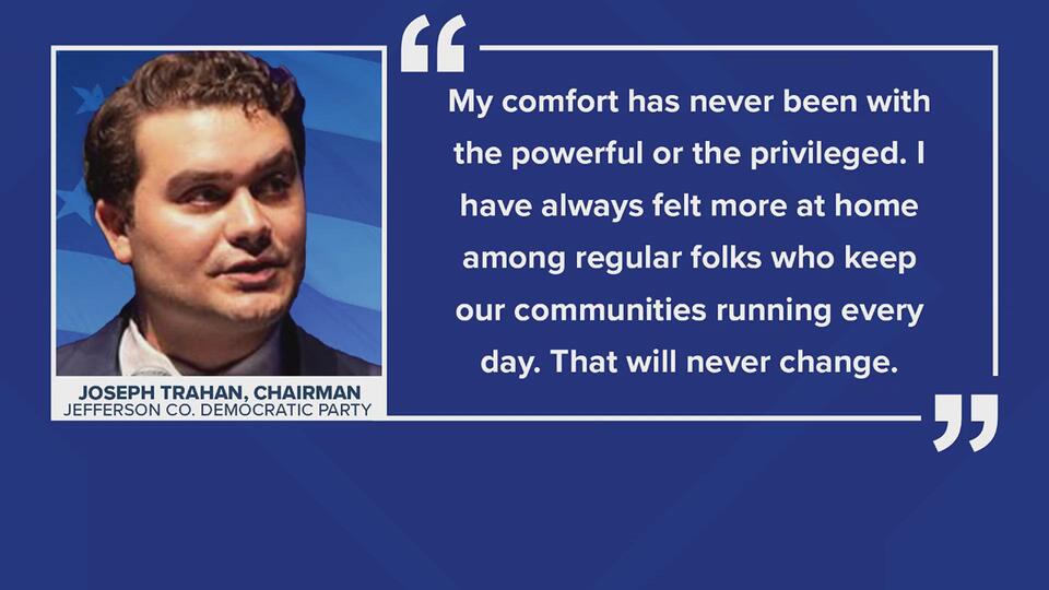 Jefferson County Democratic Party Chair Joseph Trahan will not seek ...