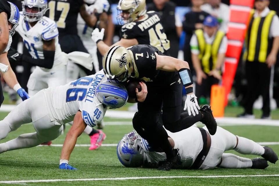 Snap counts, PFF grades: Lions LBs answer the call with Alex Anzalone ...