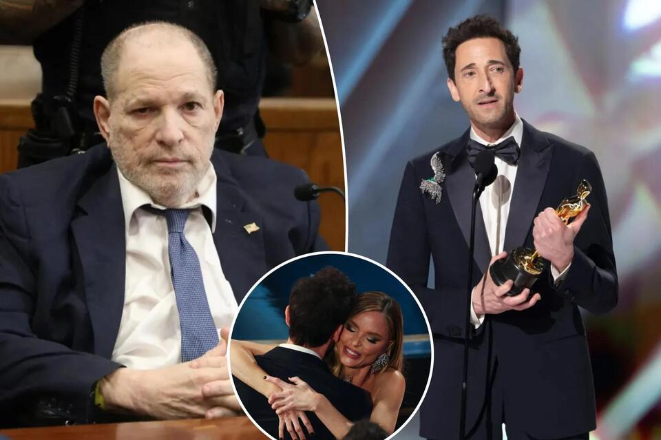 Harvey Weinstein reacts to Adrien Brody mentioning his children in 2025 ...