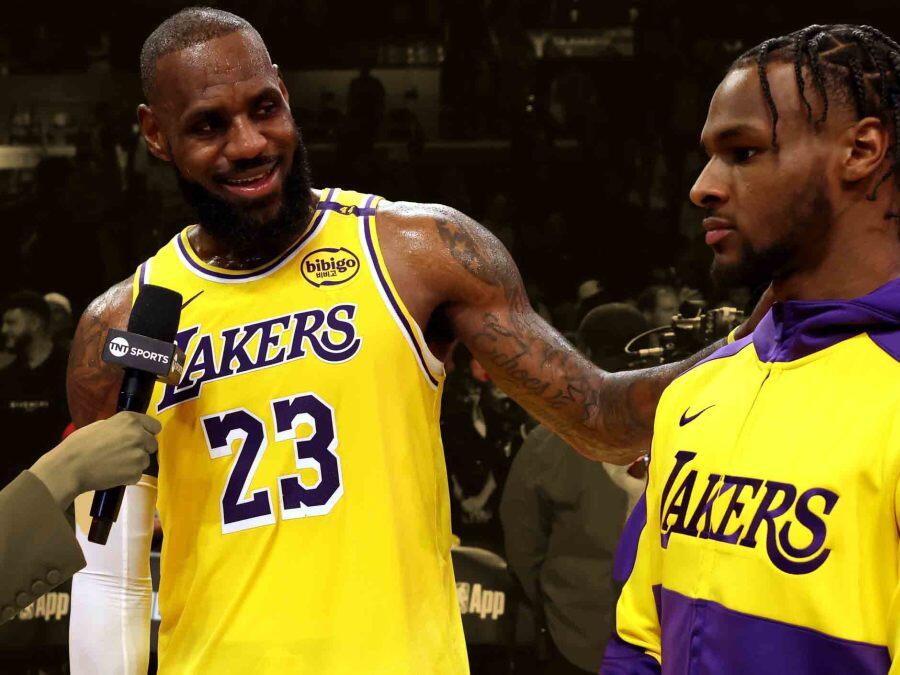 Lebron reflects on how far he’s come after finally playing alongside ...
