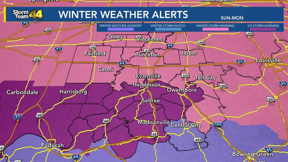 The latest updates on tomorrow's winter storm set to bring snow and ice ...