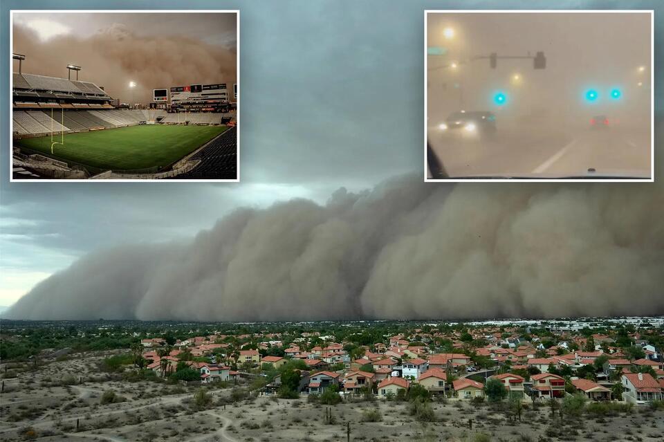 Towering haboob rolling through Phoenix leaves thousands powerless ...
