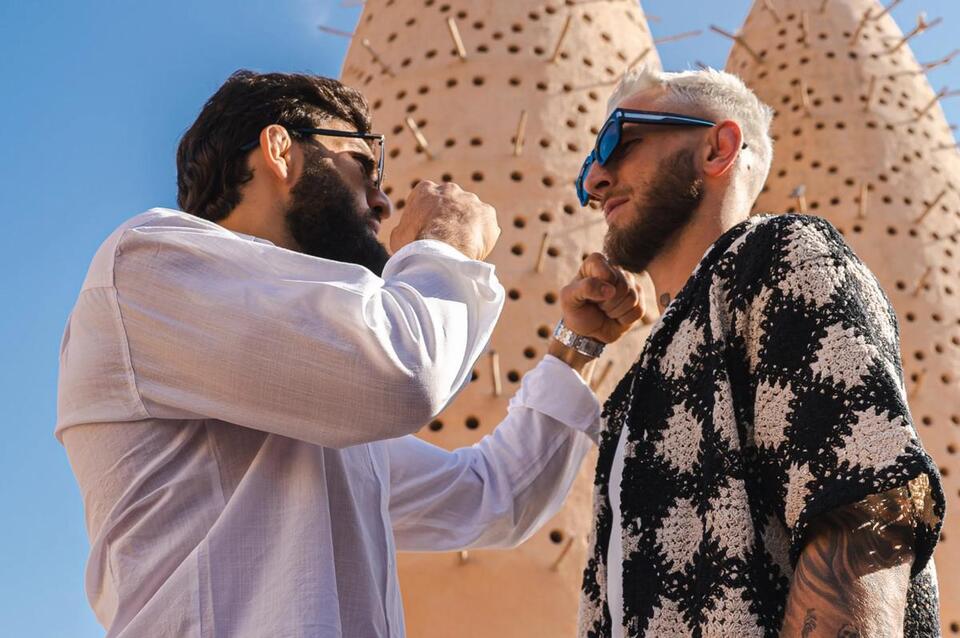 Face off! Arman gets up close, personal with Dan Hooker in UFC Qatar’s ...