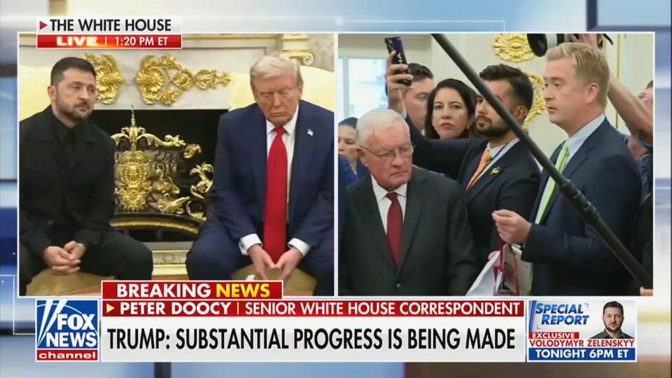 Fox’s Peter Doocy Confronts Trump, Zelensky Over Contrasting Statements ...