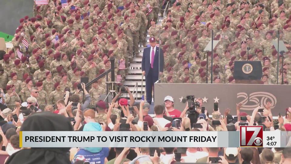 President Trump coming to NC Friday, Whatley says - NewsBreak